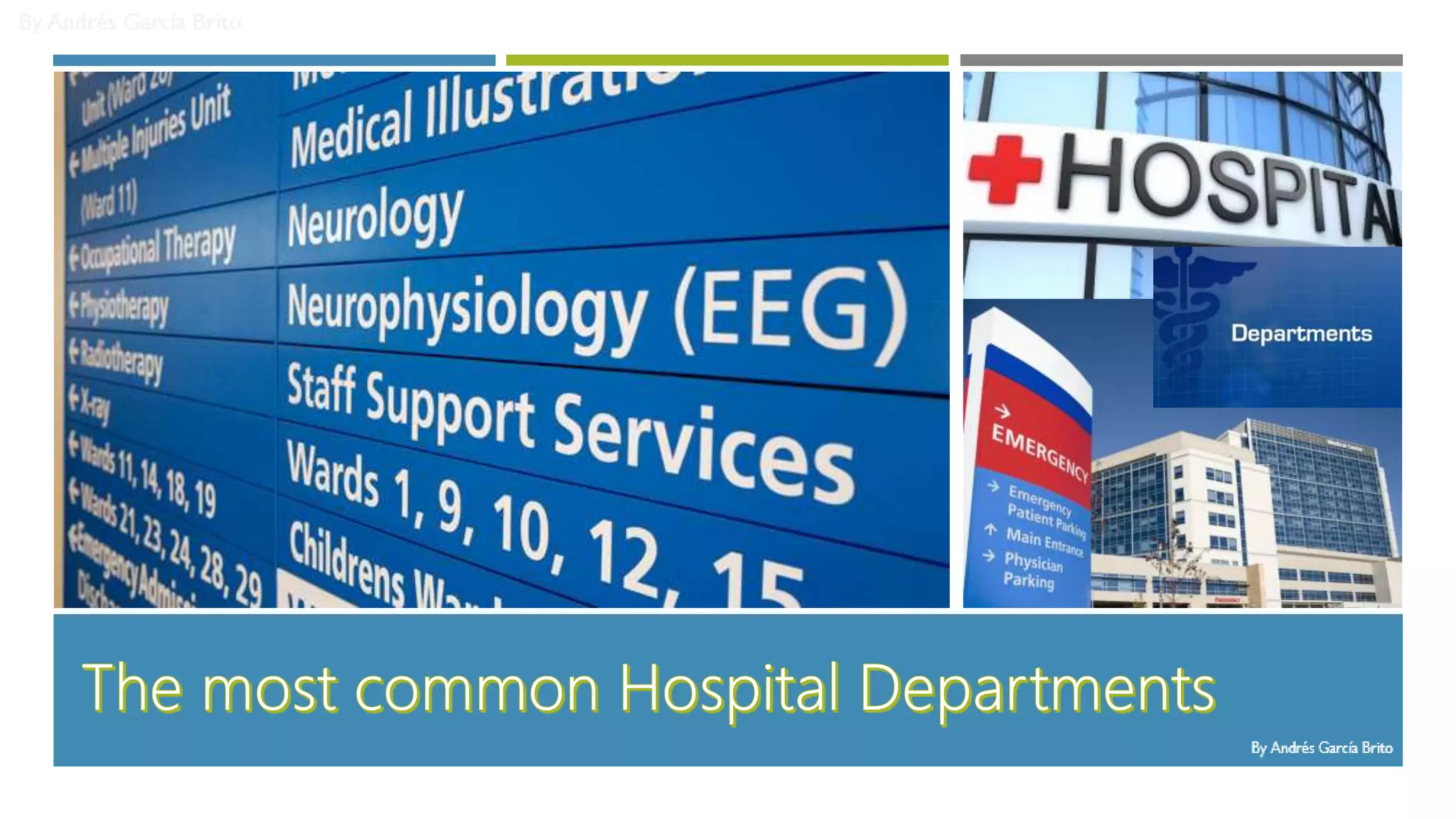 Most common hospital departments | PPT