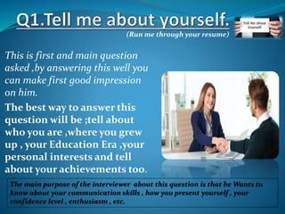 Most Common Interview Questions.pptx | Resume Writing and Advice | Job ...
