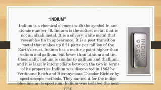 MOST COMMON MINERALS IN SOCIETY (INDIUM)1.pptx