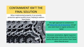 Most Common Mistakes in a Containment Plan | PPTX