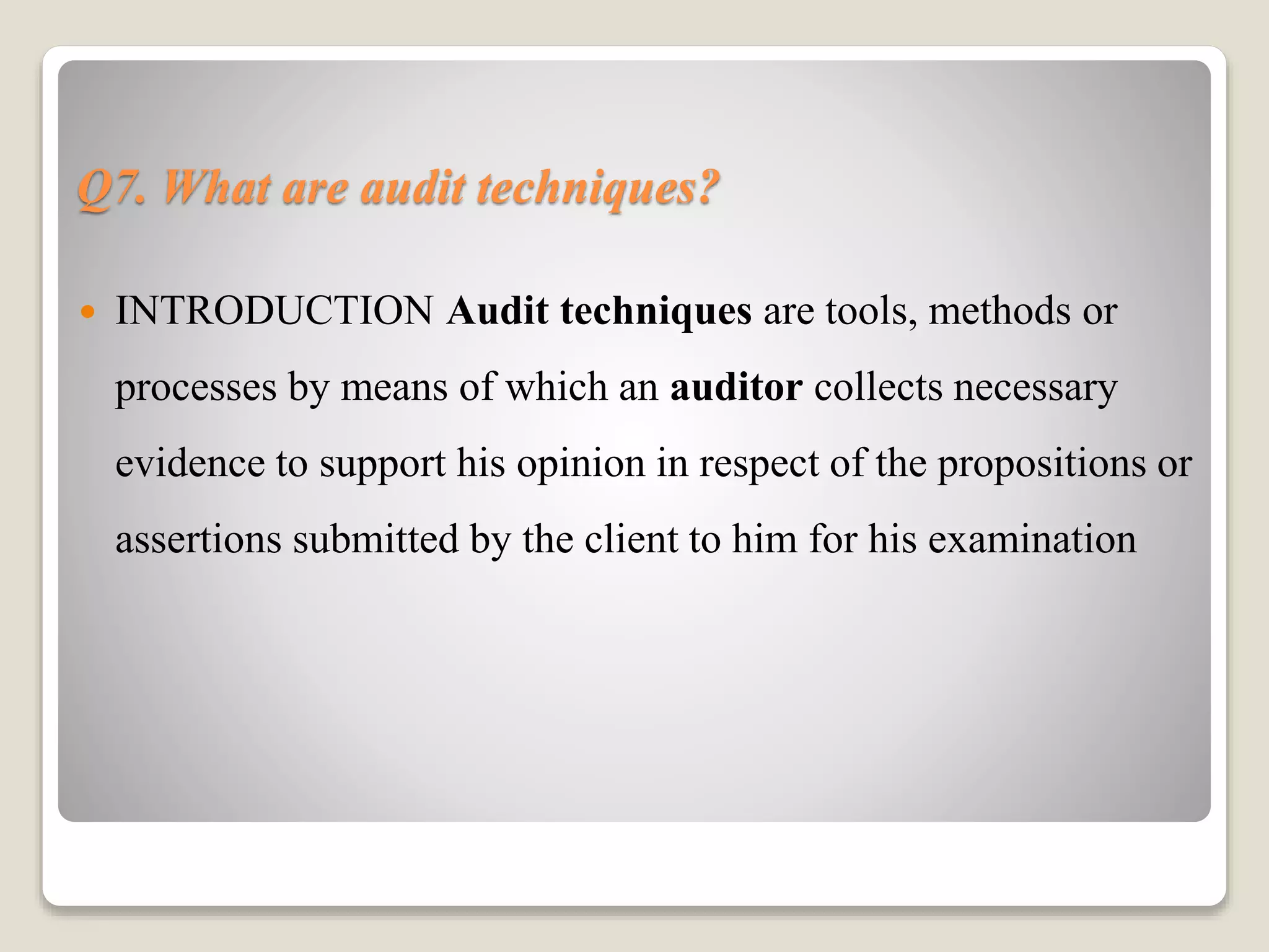 Most common questions about internal audit | PPSX