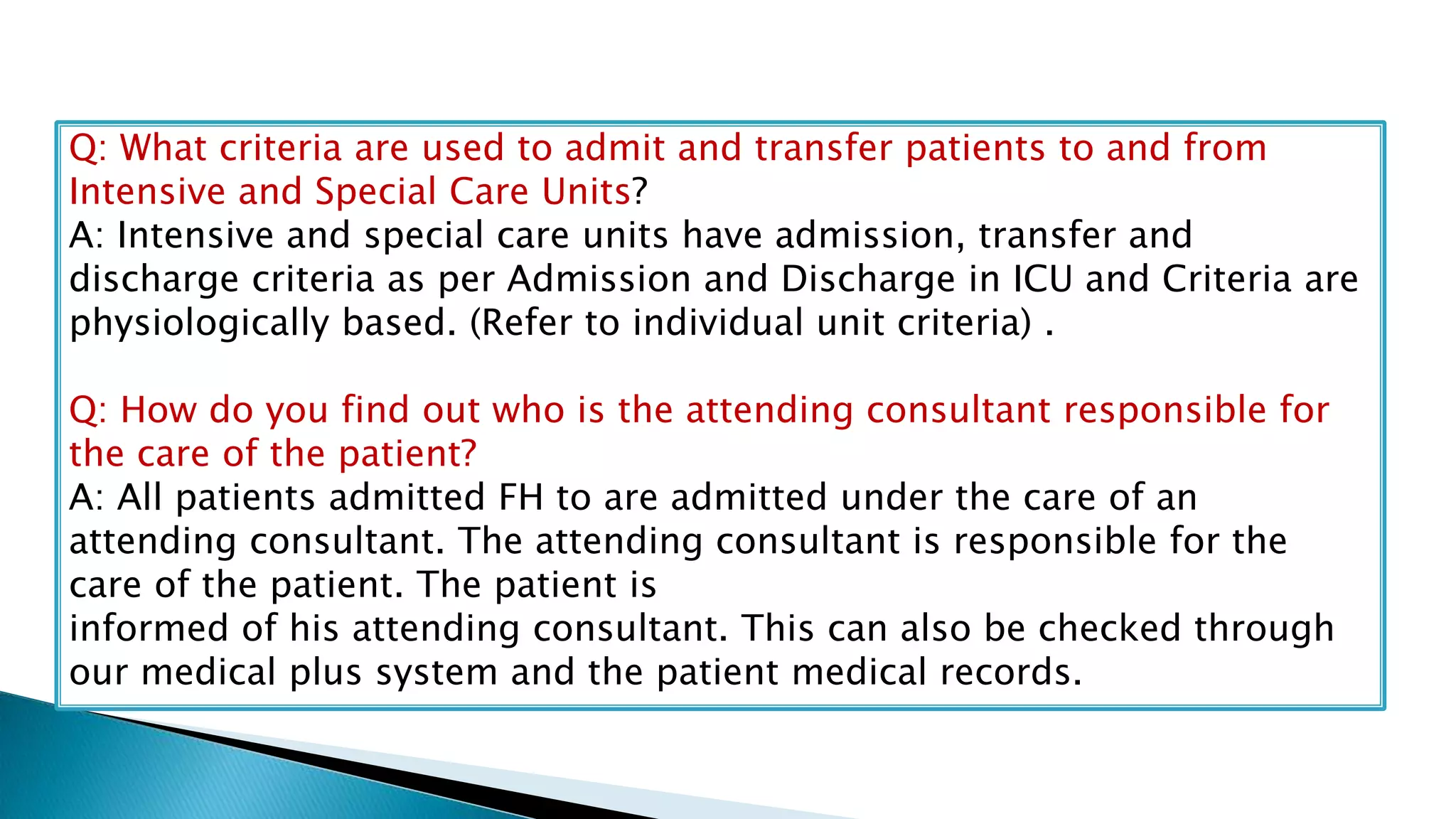MOST COMMON QUESTIONS OF CBAHI --2023 | PPTX