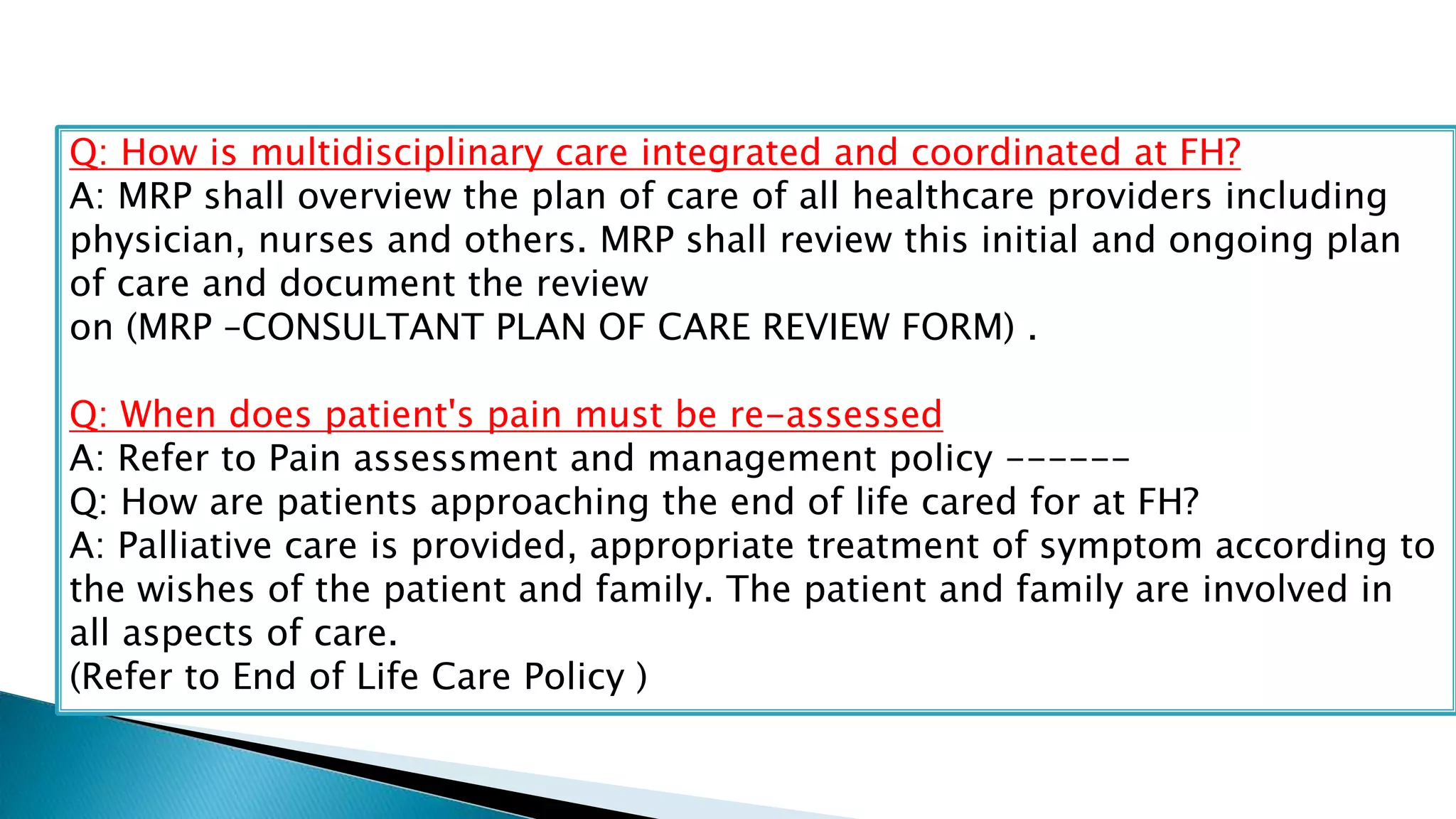 MOST COMMON QUESTIONS OF CBAHI --2023 | PPTX