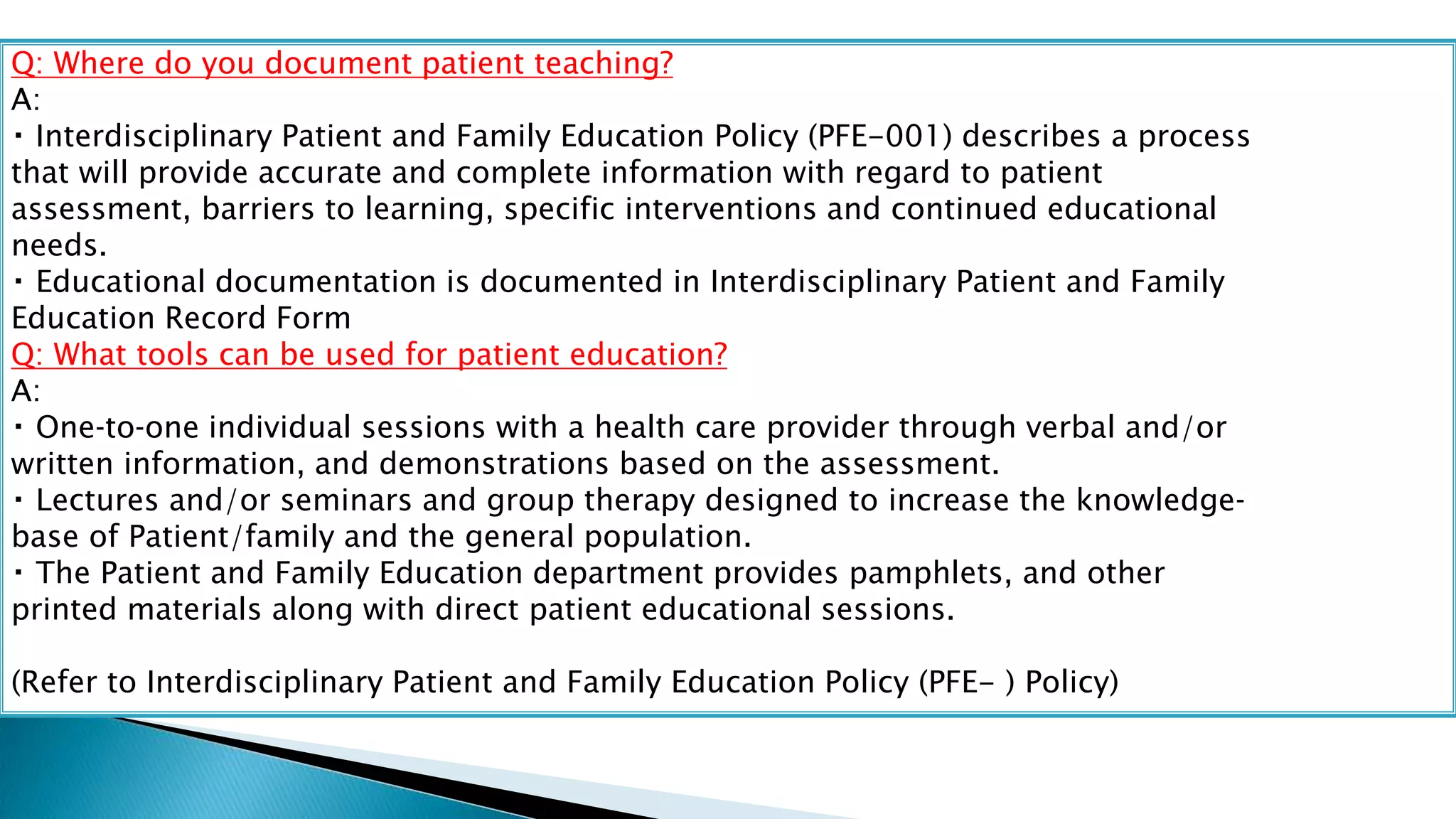 MOST COMMON QUESTIONS OF CBAHI --2023 | PPTX