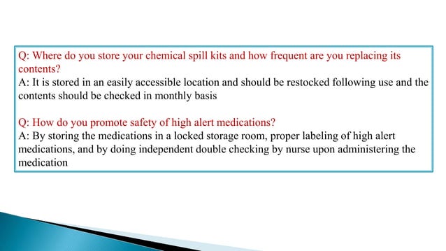 MOST COMMON QUESTIONS OF CBAHI --2023 | PPTX