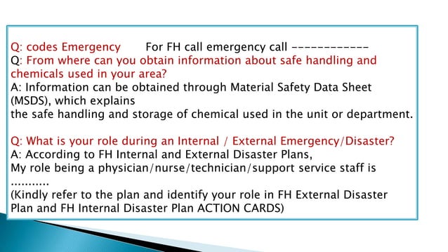 MOST COMMON QUESTIONS OF CBAHI --2023 | PPTX