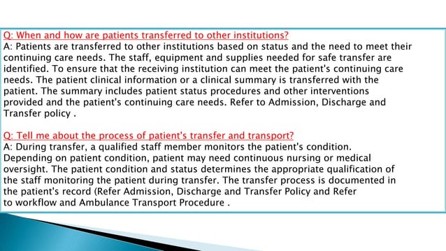 MOST COMMON QUESTIONS OF CBAHI --2023 | PPTX