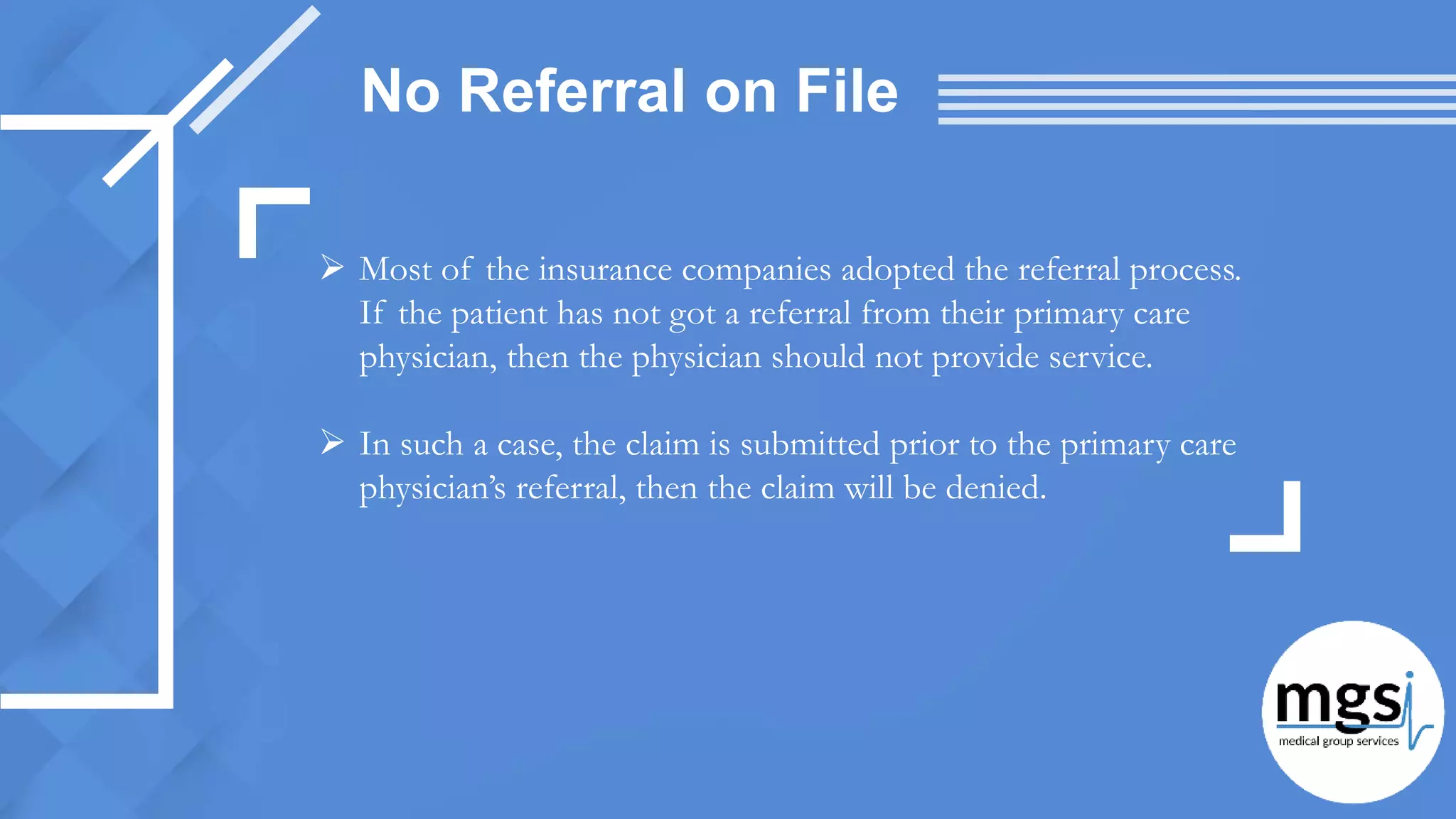 Most common reasons for medical billing claims denial | PPTX