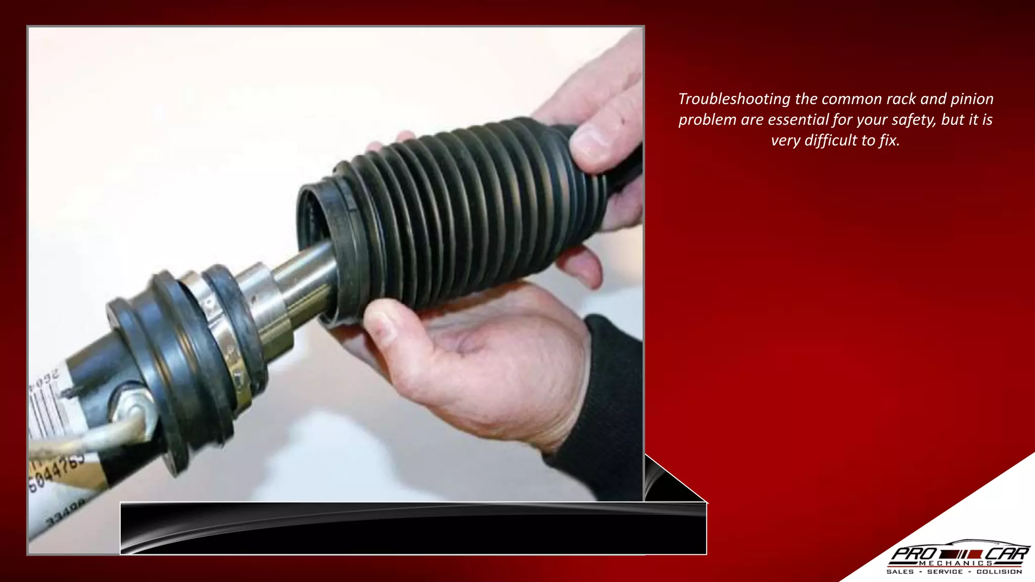 Most Common Steering Rack and Pinion Problems in Your Car | PPTX