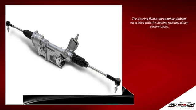 Most Common Steering Rack and Pinion Problems in Your Car | PPTX | Auto ...