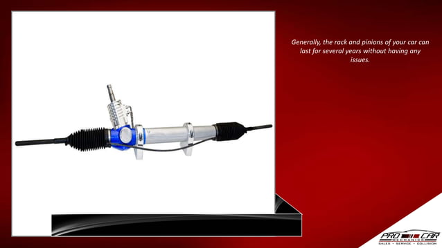 Most Common Steering Rack and Pinion Problems in Your Car | PPTX | Auto ...