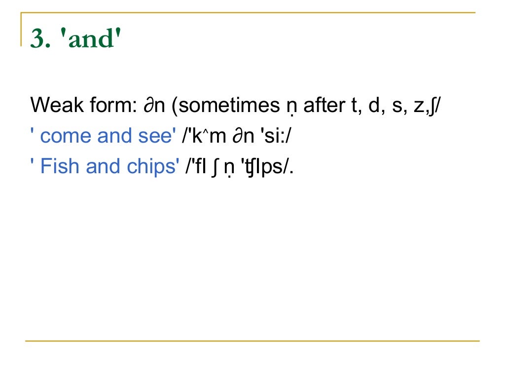 most-common-weak-forms-in-english