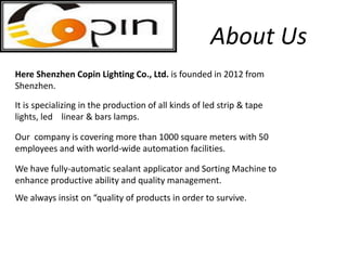 Most demandable and trustworthy led tape light suppliers in China.pptx