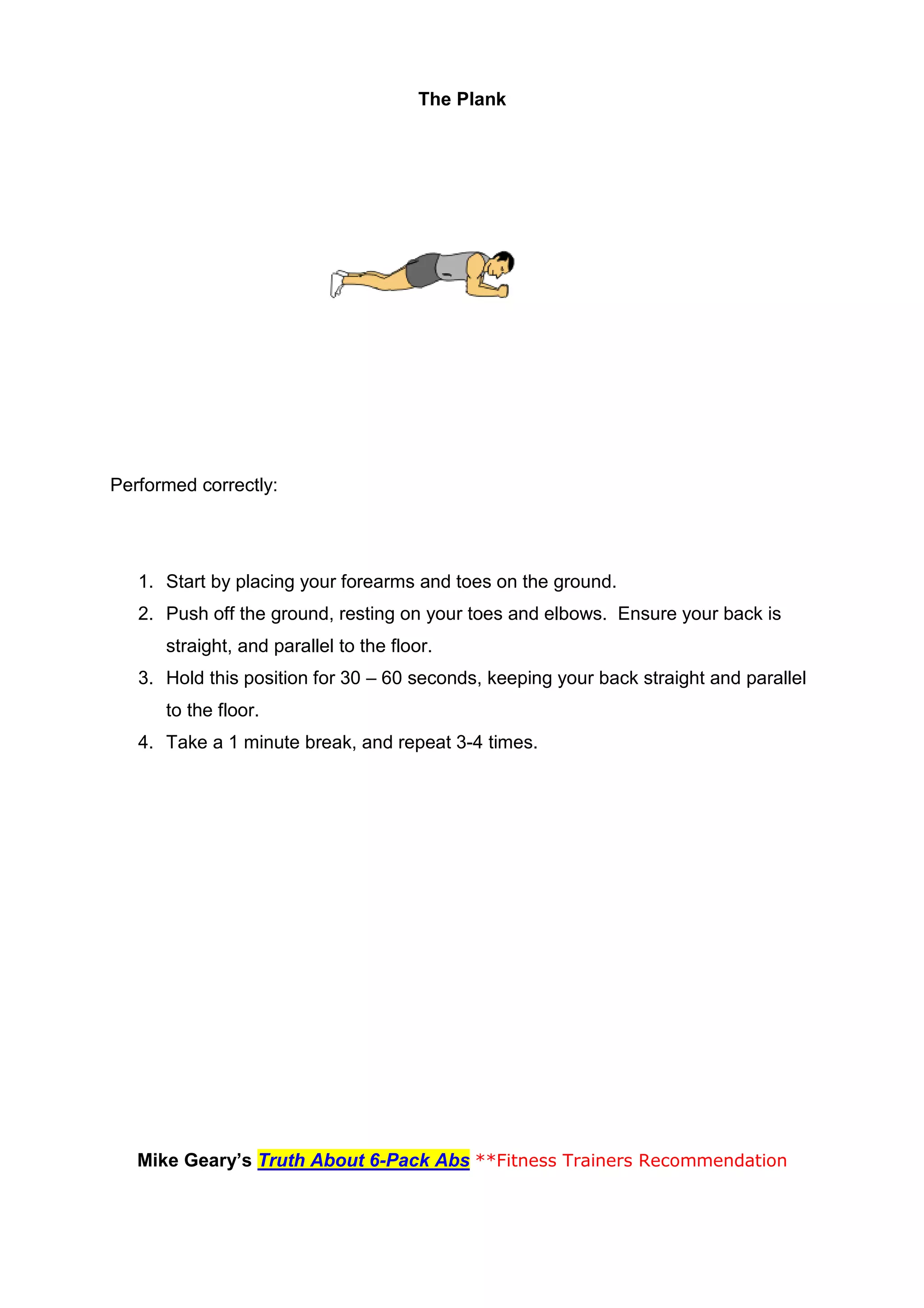 Most Effective Ab Exercises Pdf