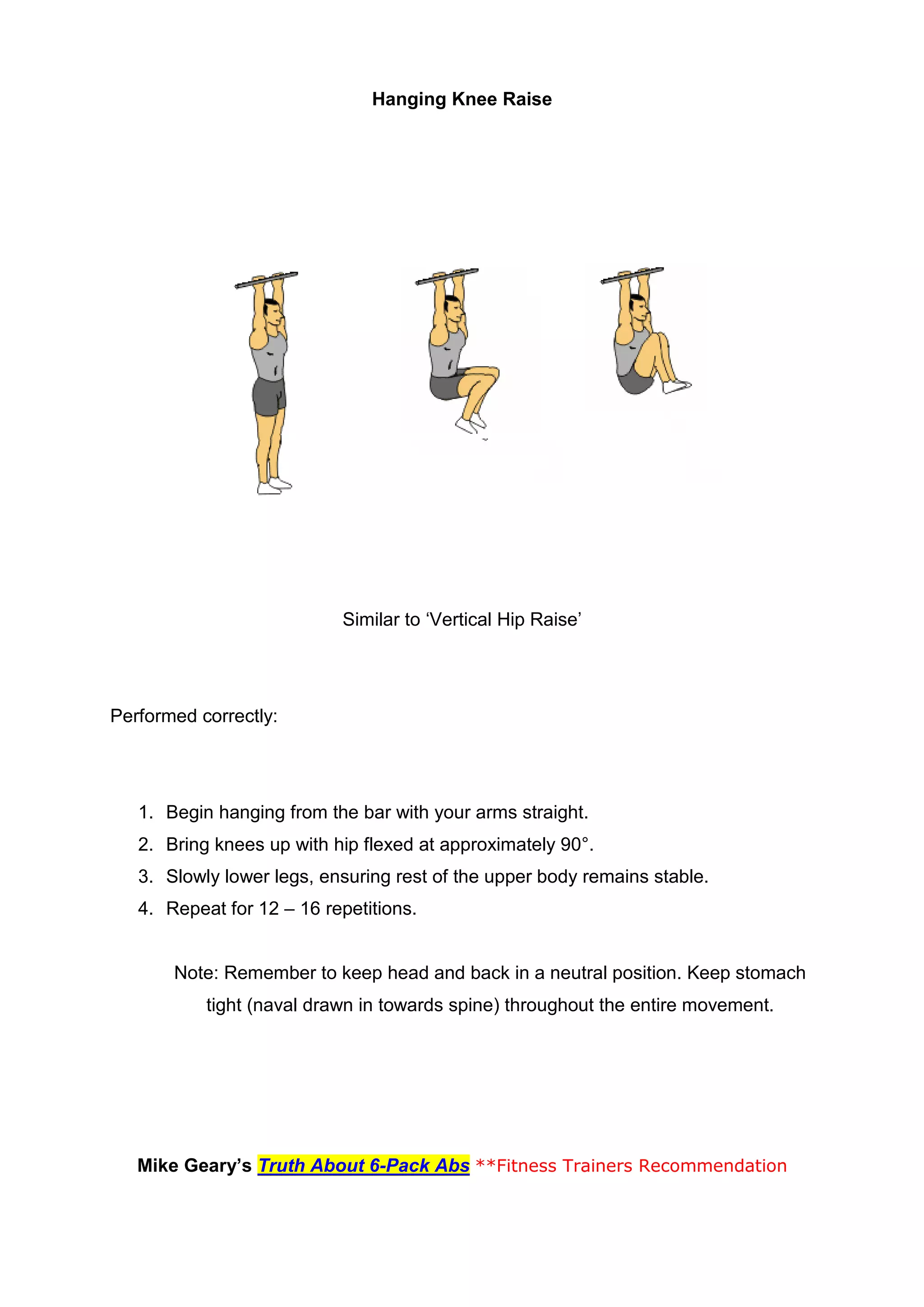 Most Effective Ab Exercises Pdf