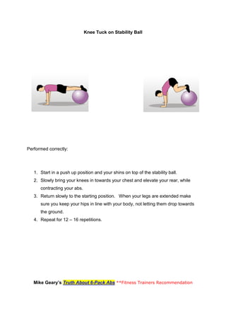 Most effective ab exercises | PDF