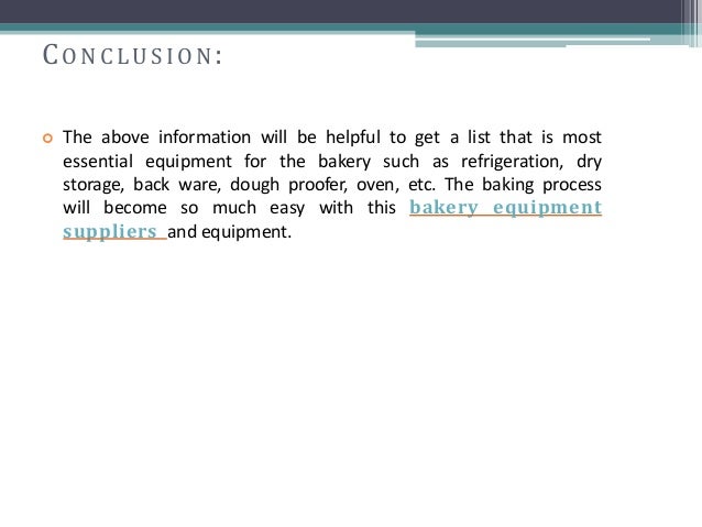 Most Essential Bakery Equipment.pdf | Desserts and Baking | Food & Drink
