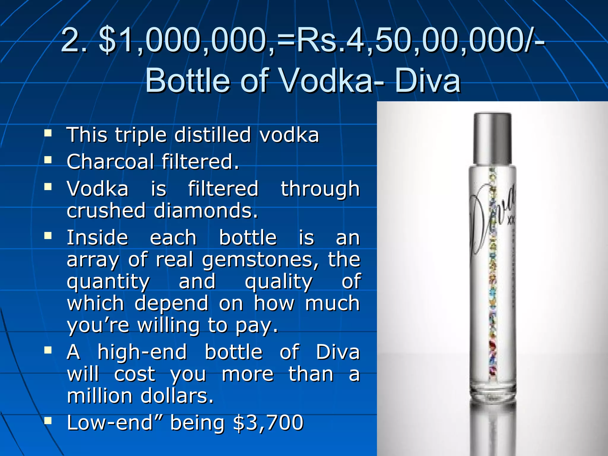 Most expensive alcoholic beverages | PPT | Free Download