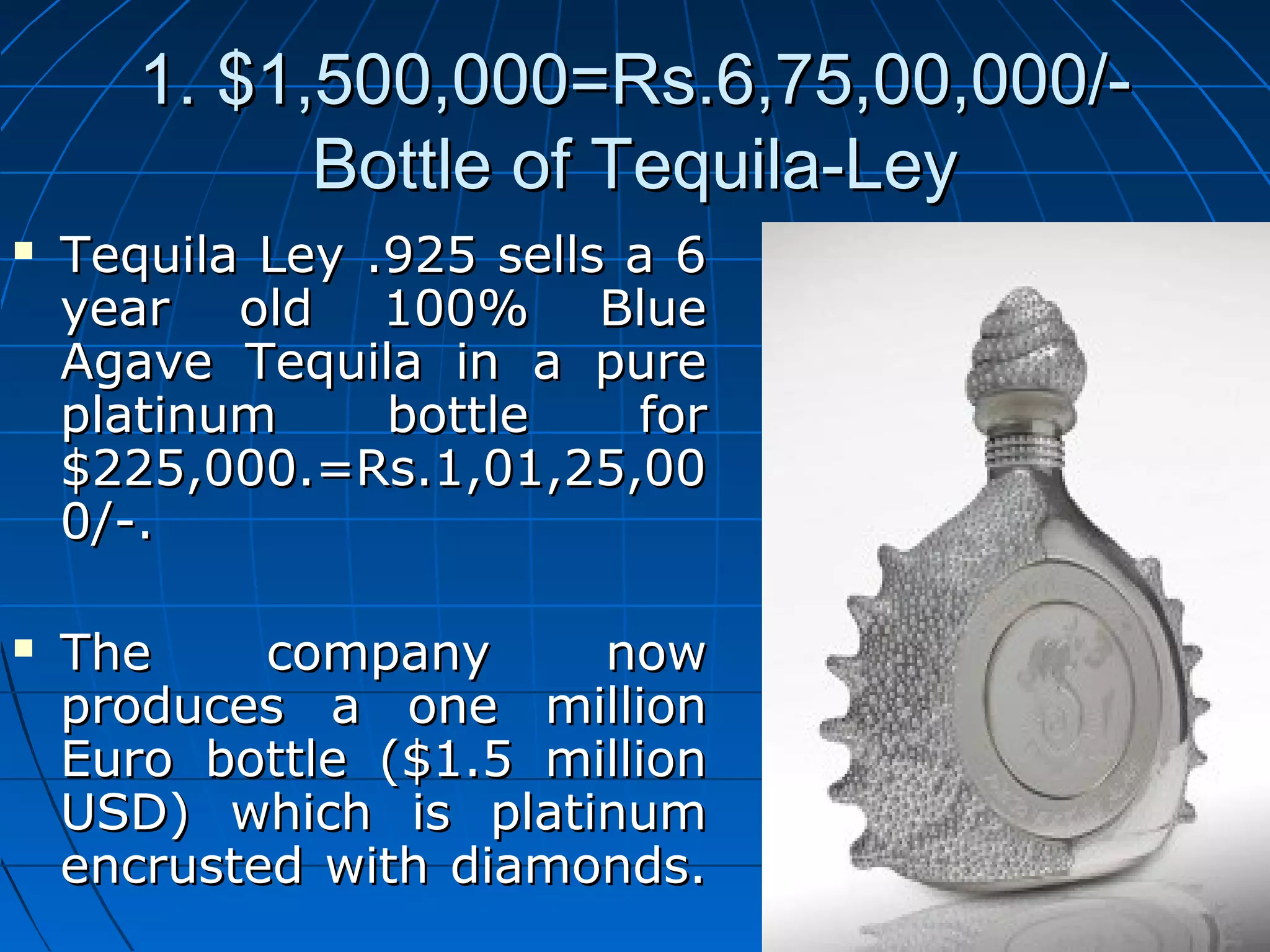Most expensive alcoholic beverages | PPT | Free Download