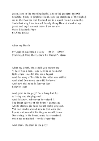 Most famous Holocaust poem of all time, First They Came for the J.docx