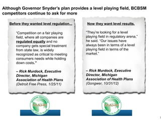 Most Favored Nation status and competing health plans | PPT