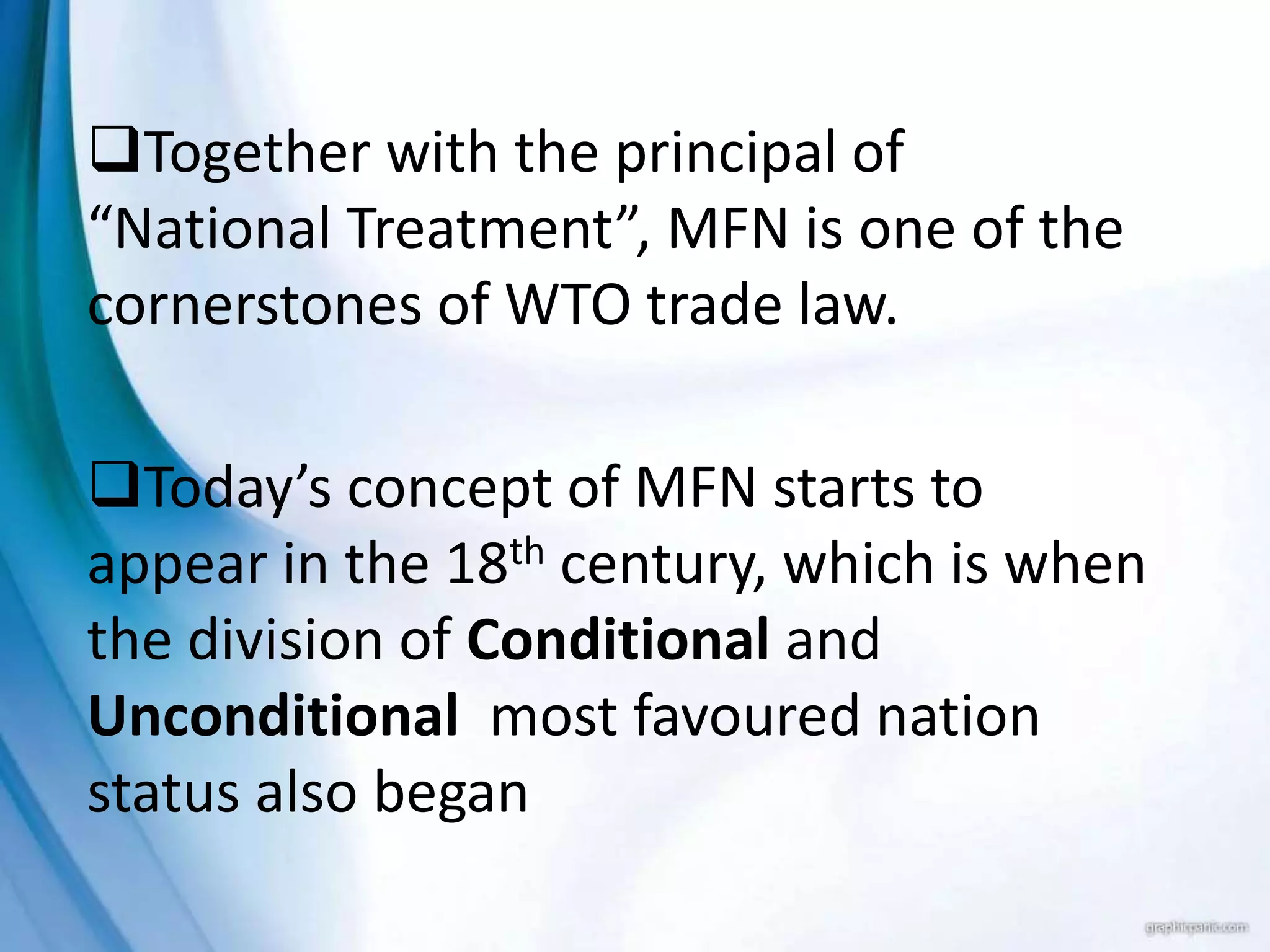 Most favoured nations | PPTX