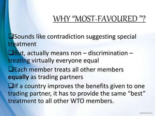 Most favoured nations | PPTX