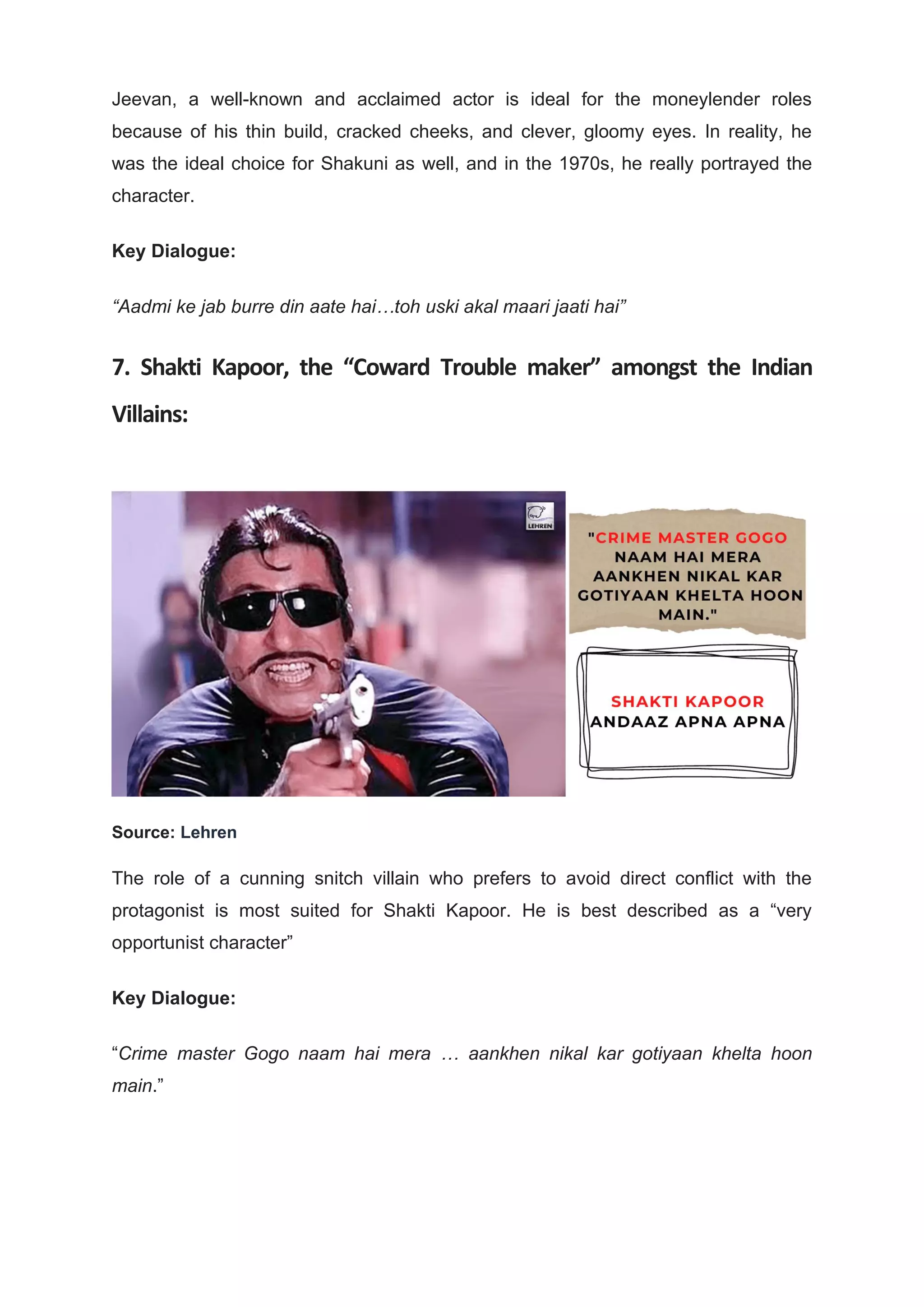 MOST ICONIC BOLLYWOOD INDIAN VILLAINS AND THEIR DIALOGUES.pdf