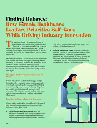 Most Iconic Women Leaders Revamping the Future Healthcare Industry ...