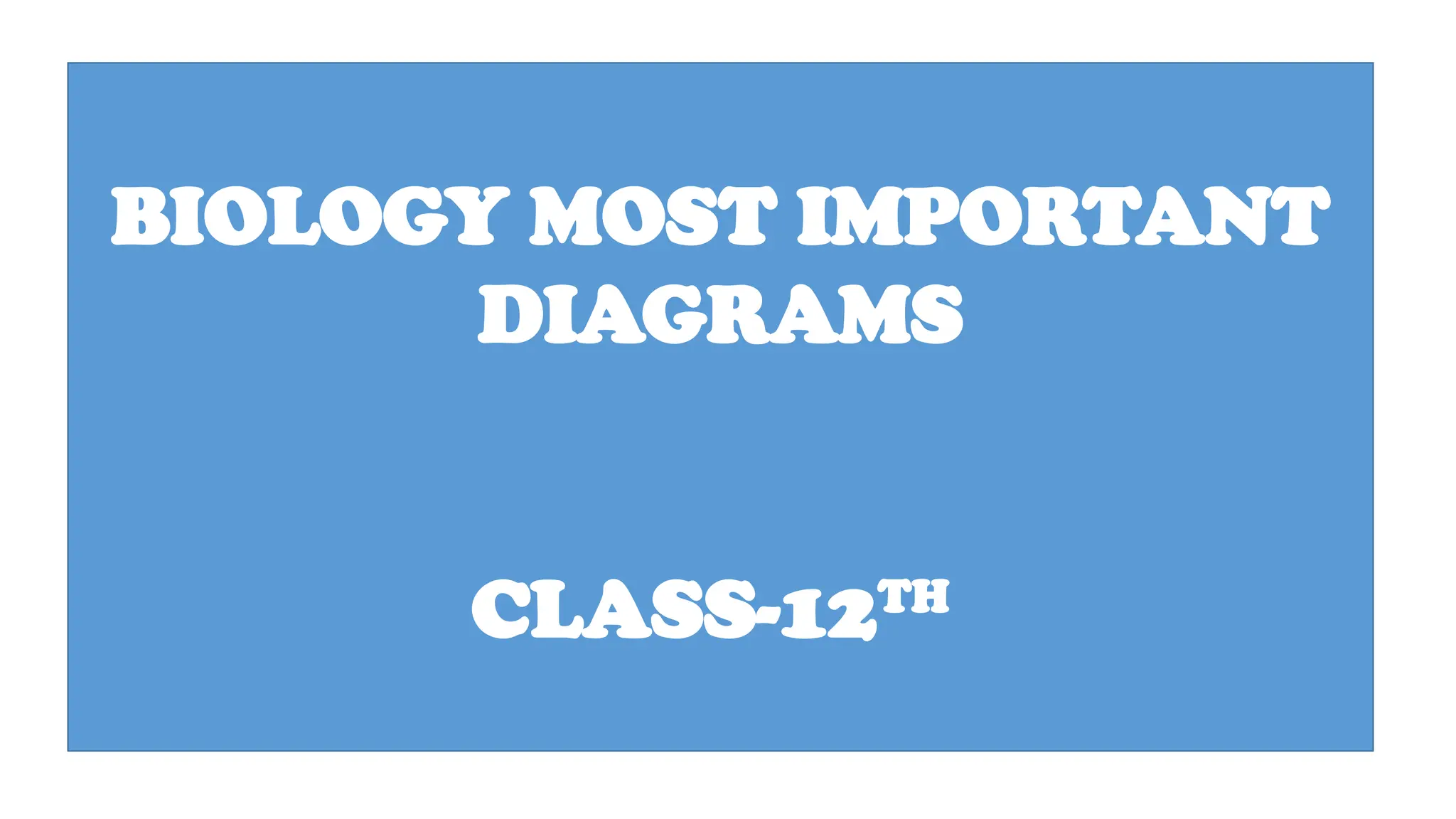 MOST IMPORTANT DIAGRAM 12TH.pptx,,,,,,,,,,,,,,, | PPTX