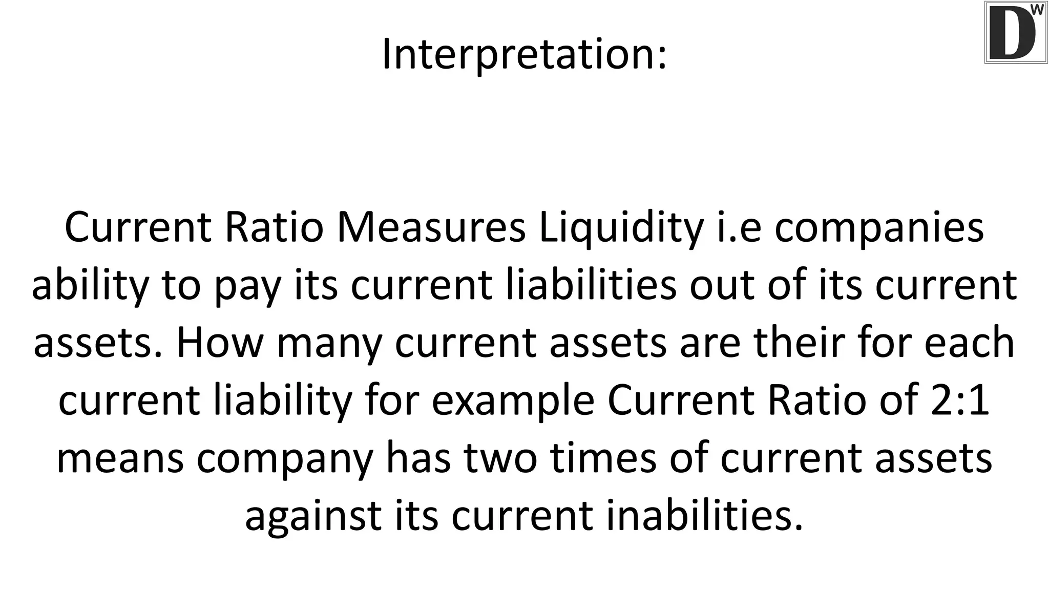 20 Most important financial ratios | PPTX