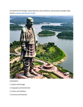 Most Important Gujarat GK Questions for Competitive Exams. | PDF
