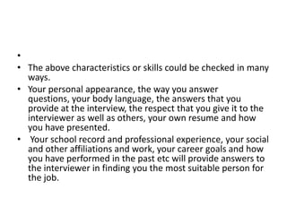 Common Interview Questions | PPTX