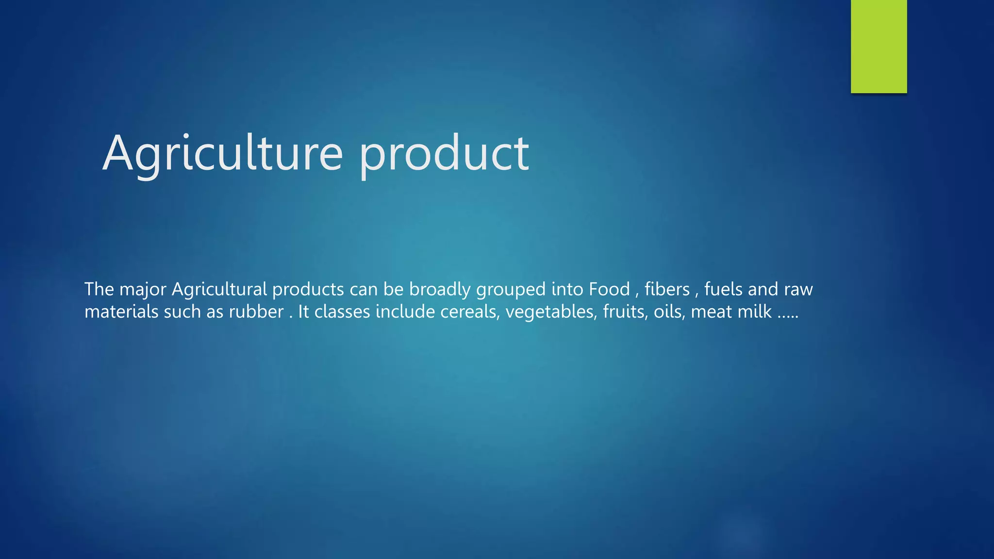 Most important product in Africa and their classification.pptx