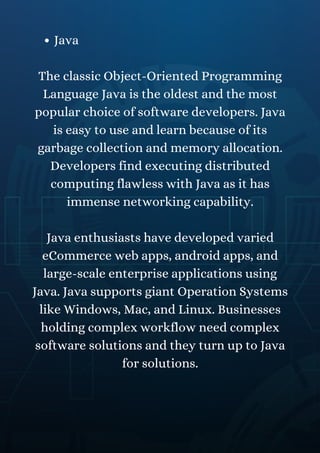 Most in demand skills for software development staff augmentation | PDF