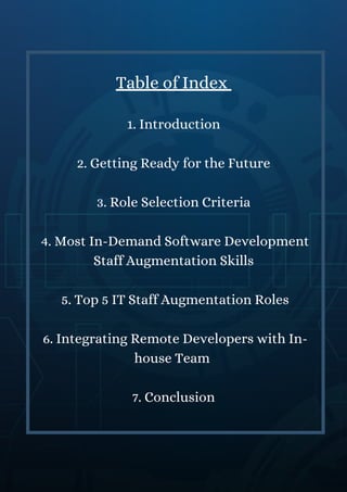 Most in demand skills for software development staff augmentation | PDF