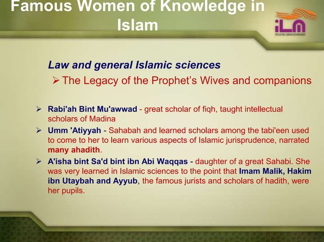 Most Influential Muslim Women In History.ppt