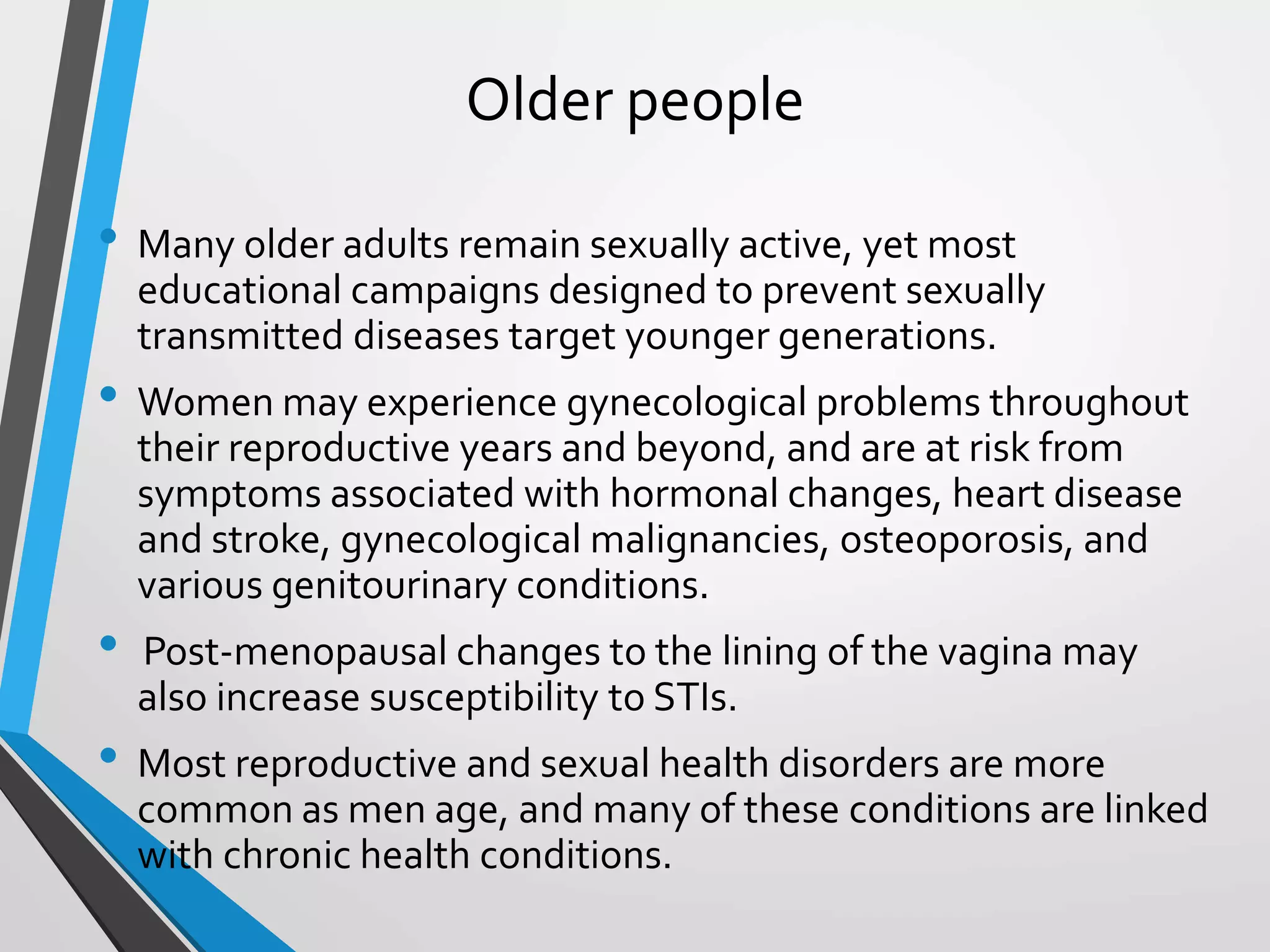 Most affected groups by Reproductive Health Problems | PPT