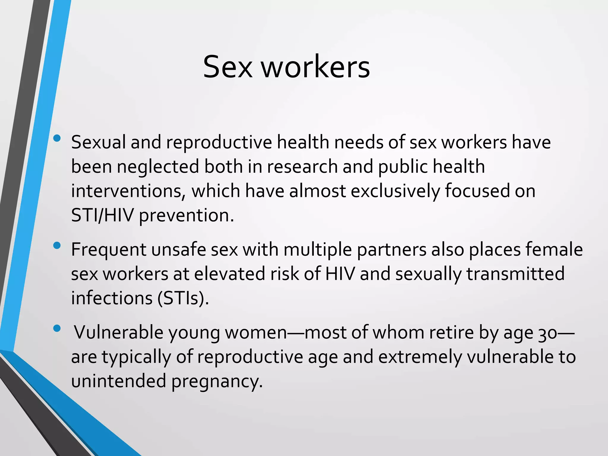 Most affected groups by Reproductive Health Problems | PPT