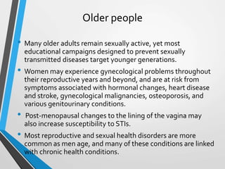 Most affected groups by Reproductive Health Problems | PPT