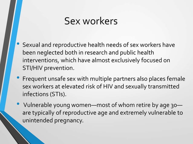 Most affected groups by Reproductive Health Problems | PPT