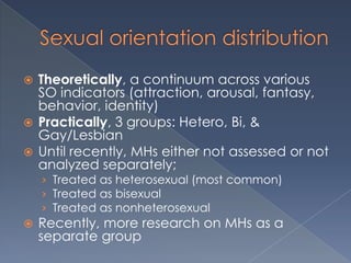 Mostly heterosexual | PPTX | Sexual Health | Diseases and Conditions