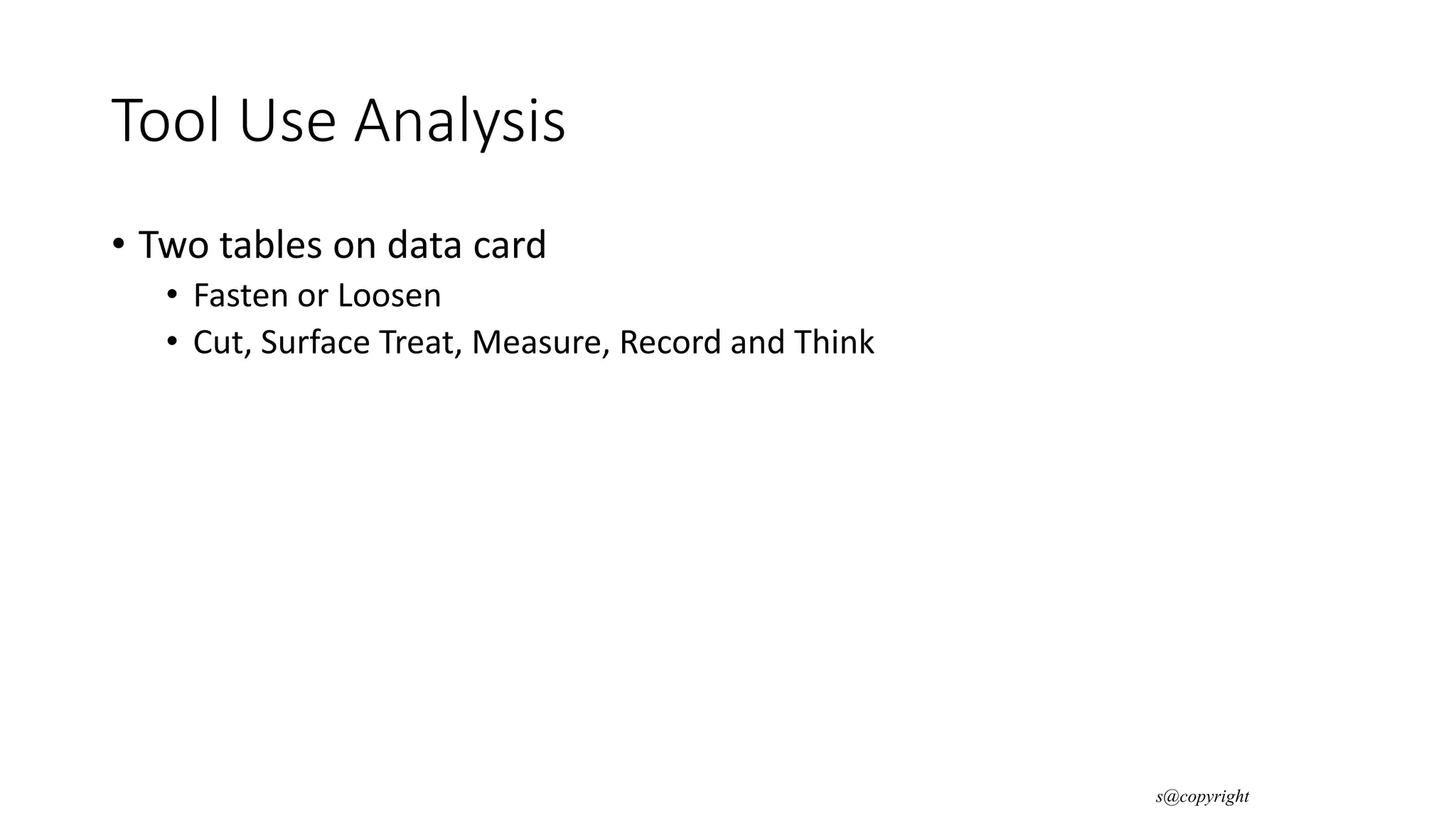 Most (Maynard Operation Sequence Technique) | PPTX