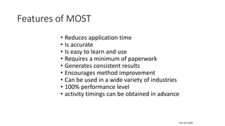 Most (Maynard Operation Sequence Technique) | PPTX