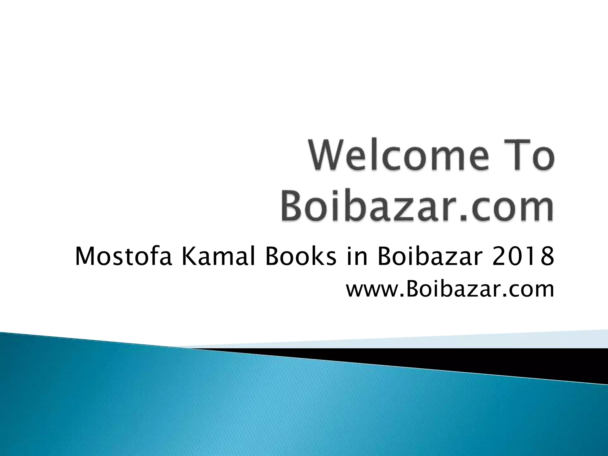 Mostofa kamal books in boimela 2018 | PPT