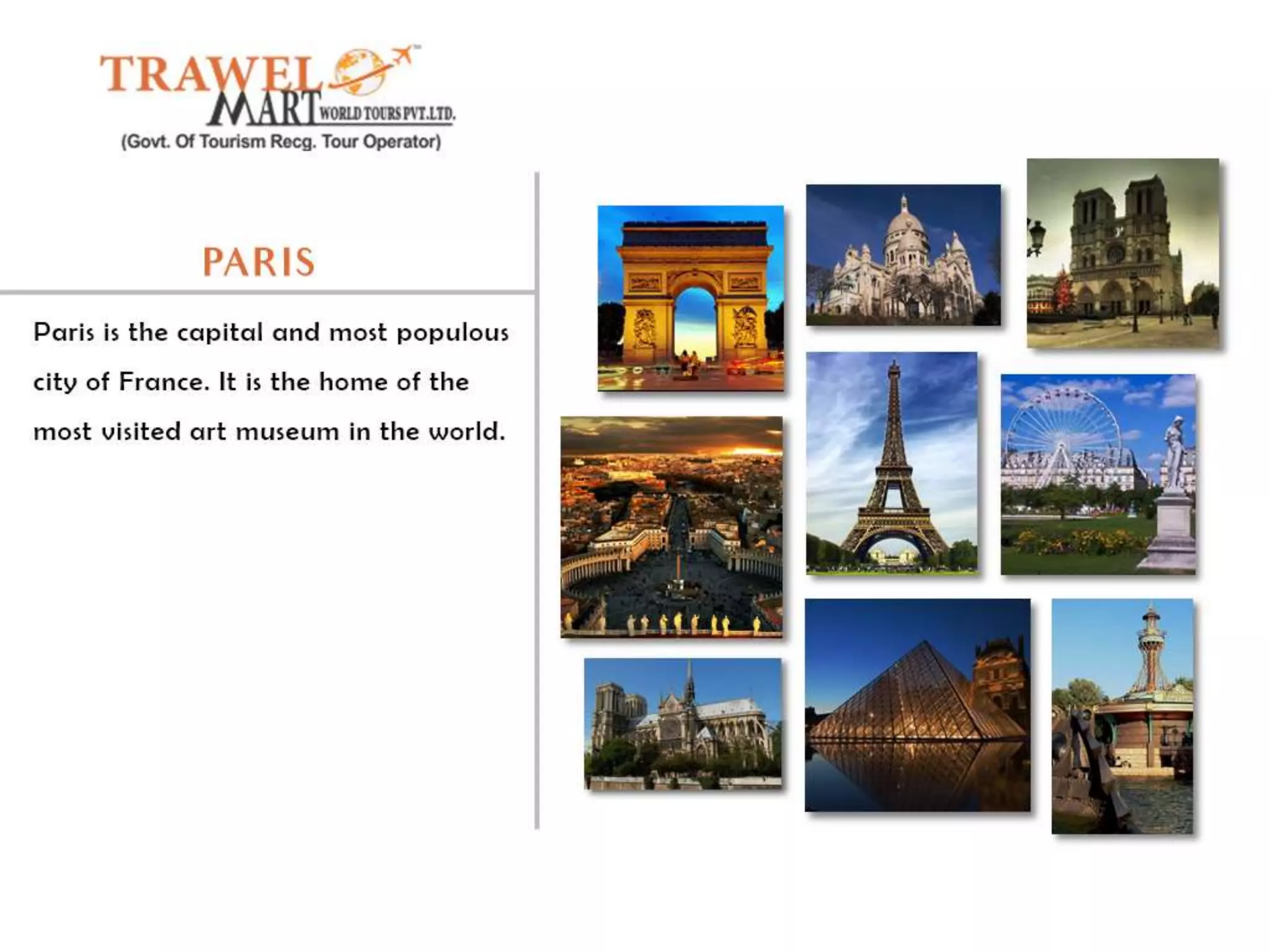Most popular places to visit in the world | PPTX