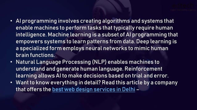 Most Popular Programming Languages for AI Development | PPTX