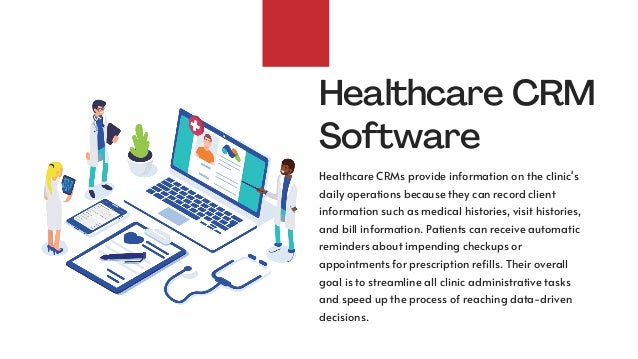 Types of Healthcare Software | smartData | PPT