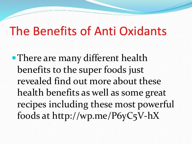 The Most Powerful Antioxidants Foods 2017