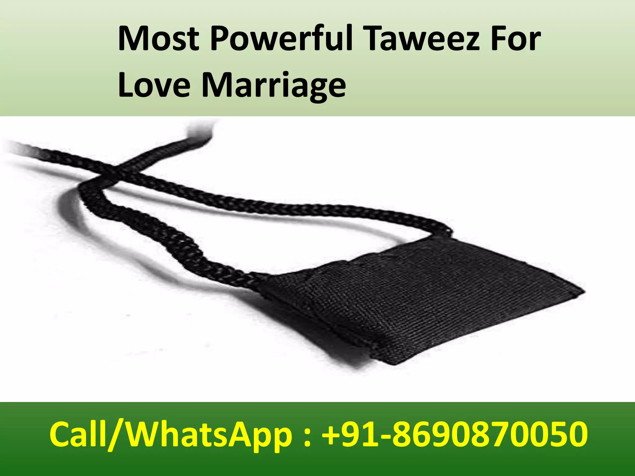 Most powerful taweez for love marriage | PPTX